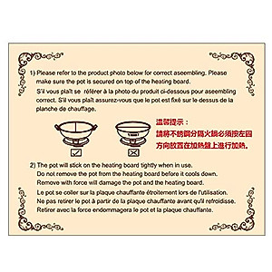 YONGXIN Electric Hot Pot JH-160B-30cm with Divider 304 Stainless Steel, 1400W Dual-Sided Shabu Hot Pot, 4 Liters