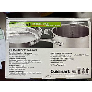 Cuisinart Soup Pot, 5 3/4 Quart, Stainless Steel, 731665-22