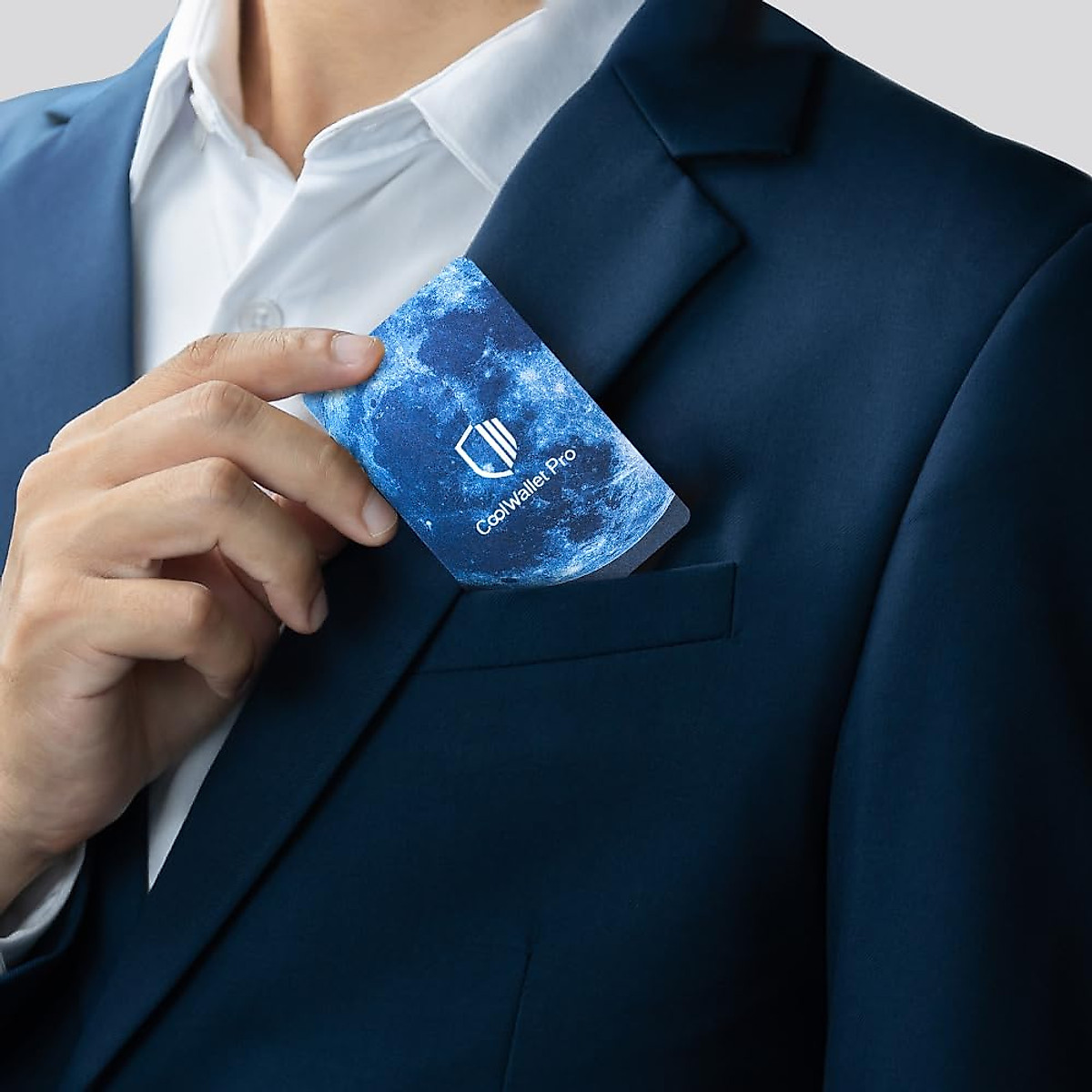 CoolWallet Pro Crypto Hardware Wallet - Bluetooth, Wireless, NFT and MetaMask Support - Credit Card Sized Portability Cold Storage Secure for Bitcoin, Ethereum, ERC20 Tokens, BEP20 Tokens and More