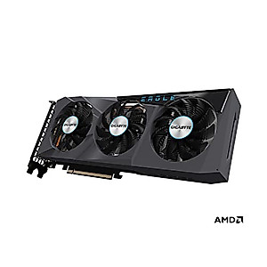 Gigabyte Radeon RX 6600 Eagle 8G Graphics Card, WINDFORCE 3X Cooling System, 8GB 128-bit GDDR6, GV-R66EAGLE-8GD Video Card