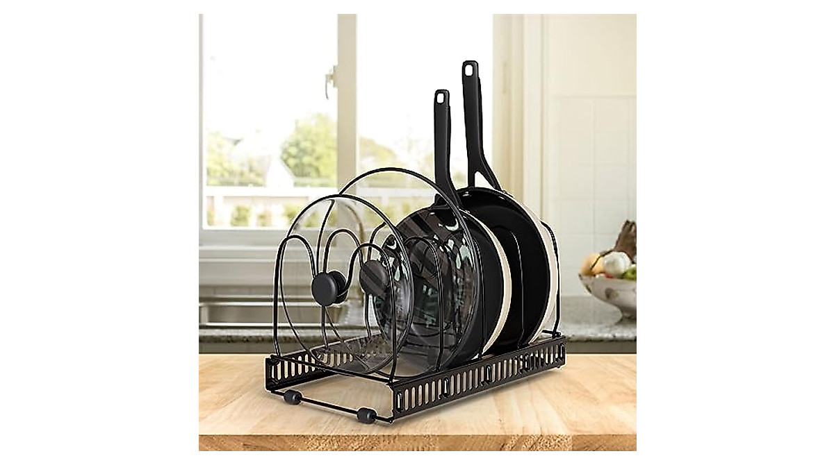 Mallnos Pan Rack Organizer - Space-Saving Solution
