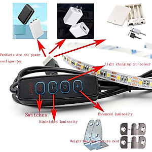 LIZIPAI Display Case for Figures,,Display Case with Shelves ,Minifigure Display Case Comes with Small Pellet Base Plate，Colour Changing Lights，Lockable Removable Shelves Black