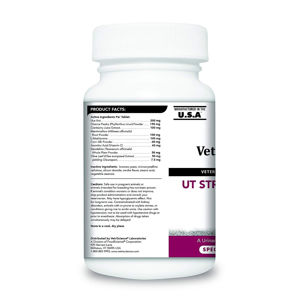 VetriScience Laboratories - UT Strength STAT for Dogs, Urinary Tract Support Supplement for Dogs, 90 Chewable Tablets