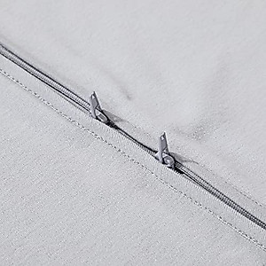 DaysU Cotton Baby Sleep Sack, Sleeveless Baby Sleeping Bag with Two-Way Zipper, Solid Color Baby Wearable Blanket for Newborn Baby Boys and Girls 18-24 Months, 1-Pack, Grey