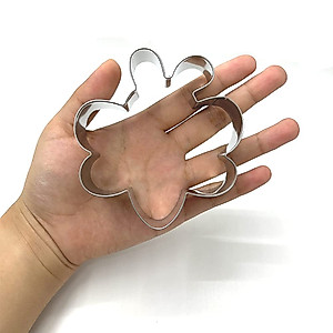 LILIAO Animal Bee Cookie Cutter, 3.8", Stainless Steel