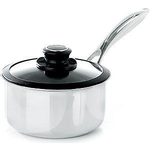 Black Cube Quick Release Cookware, Saucepan with Lid, 8-Inch/2.5 Quart