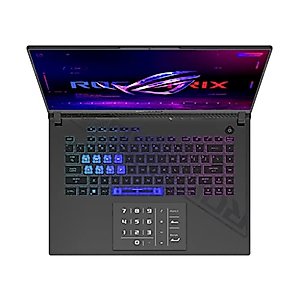 ASUS ROG Strix G16 Gaming Laptop, 13th Intel i7-13650HX 14-Core, 16" FHD+ 165Hz Display, NVIDIA GeForce RTX 4060 8GB DDR6, 32GB DDR5 2TB SSD, RGB Backlit Keyboard, Wi-Fi 6E, Thunderbolt4, Win11 Home