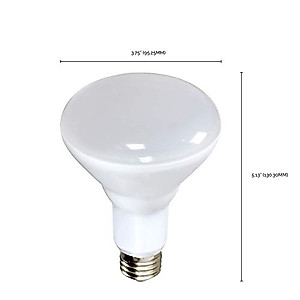 Satco S9022 Medium Light Bulb in White Finish, 5.13 inches, 6 Count (Pack of 1), Frosted