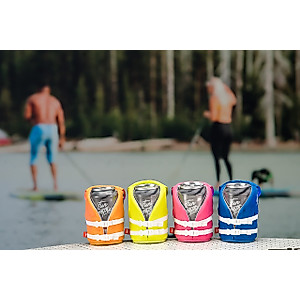 Puffin - The Buoy Life Vest - Insulated 12 oz Can Cooler I Beer Bottle & Soda Can Insulator, Keep Drinks and Beverages Cold - Apricot