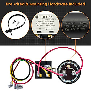 AC Compressor Saver, Generic Hard Start Capacitor Kit Model CSR-U2 for 3 1/2-4-5 Tons Units