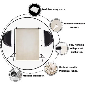 Kate 6.5x10ft Light Grey Backdrops Grey&White Video Backdrop Abstract Photography Backdrops Portrait Backgrounds Microfiber Grey Backdrop