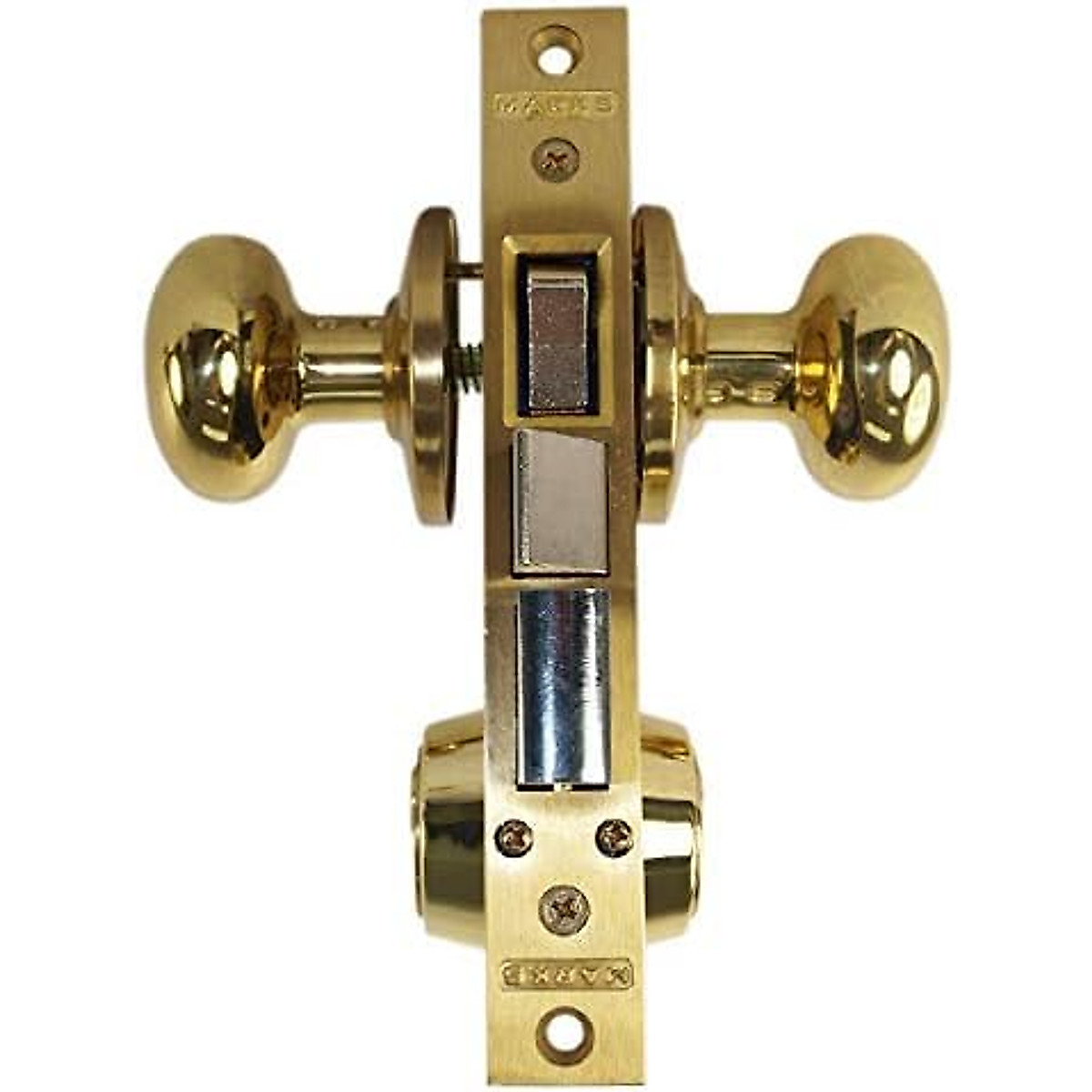 Marks 22AC LHR Double Cylinder Iron Gate Ornamental Mortise Lock Set with 2-1/2" Backset