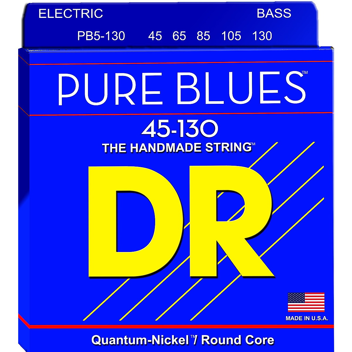 DR Strings PURE BLUES Bass Guitar Strings (PB5-130)