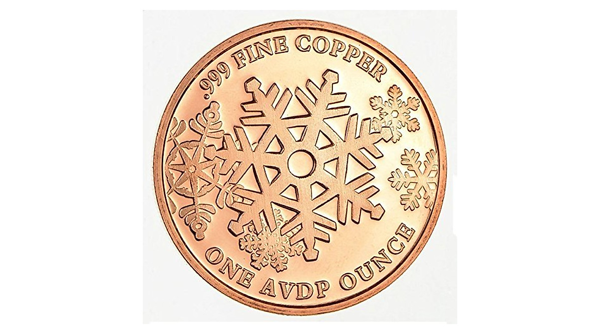 Santa Claus Copper Round 1 oz Pure Copper Challenge Coin