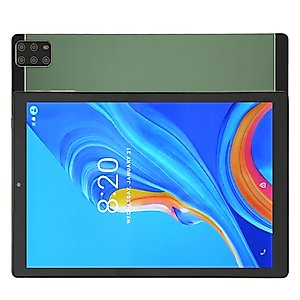 10.1 Inch Tablet, 10 Core CPU 6GB RAM 128GBROM 5G WiFi Tablet, 2MP 5MP 8800mAh Tablet PC with Bluetooth5.0 Earbuds for Office, Business, Gaming 100‑240V (US Plug)