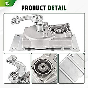 XIMAKA 1101425 379160 Gear Box Linkage with A,Grey,9Inch Compatible for Kwikee 22, 23, 28A, 30, 32, 33, 34, 35, 36, 38 and 40 Series Electric Steps(Fit for 676061 2141001 366043 1101428 379147 Motor)