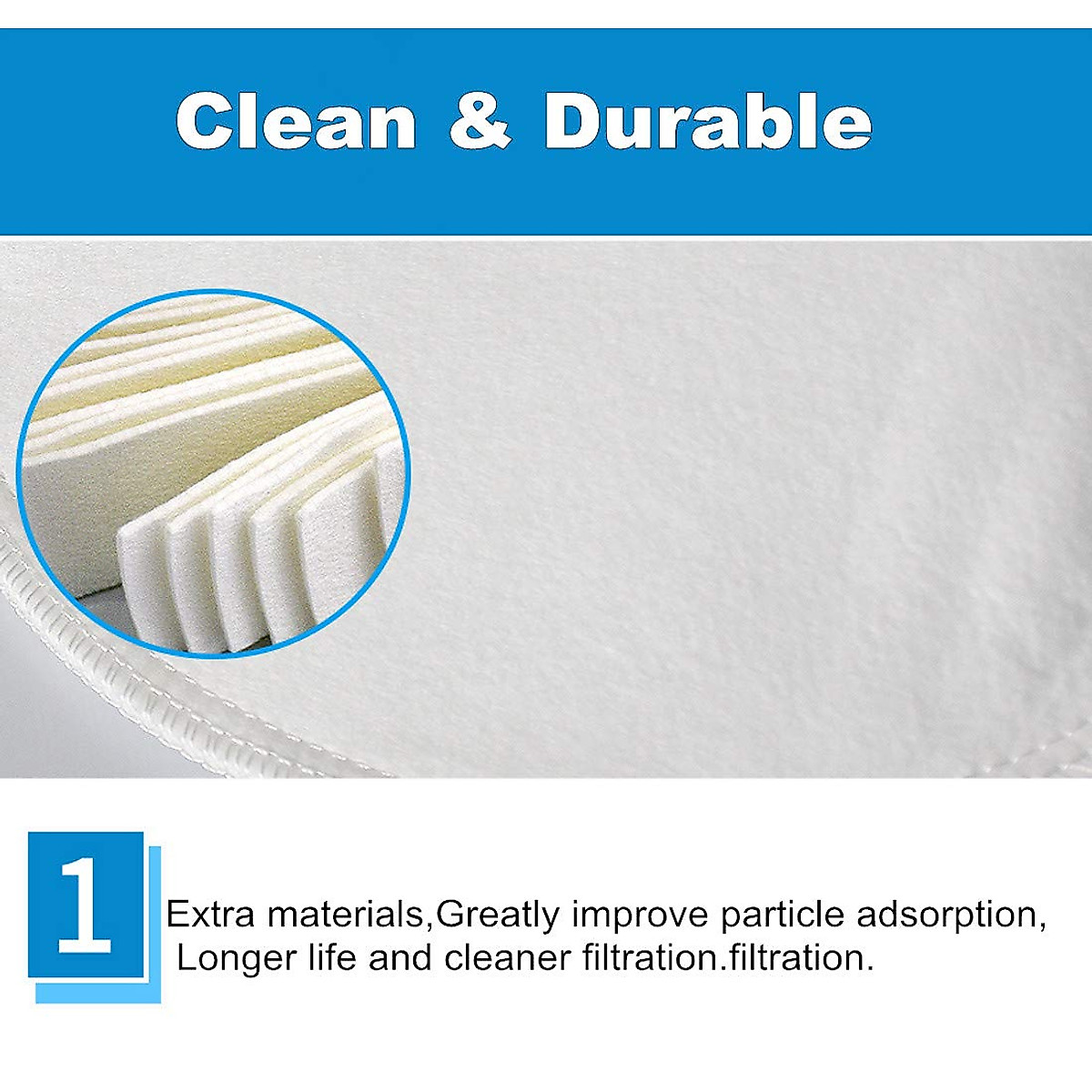 Felt Liquid Filter Socks Bag 1 Micron 7 Inch Ring by 16 Inch Long Industrial Filter Bags - 1Pack (1 Micron 7 x 16 Inch)