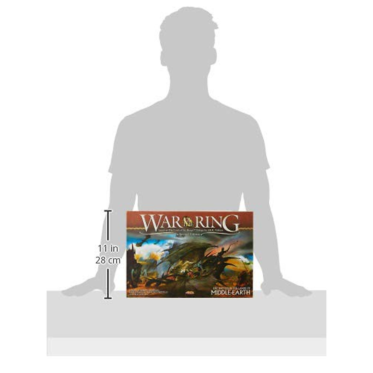 Fantasy Flight Games Ares Games War of The Ring 2nd Edition, Multi-Colored (AGS WOTR001), 2 to 4 Players