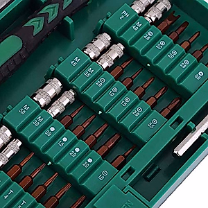 ADSRB 38 Pcs/Set Screwdriver Set Precision Multipurpose Sleeve Screws Electronic Repair Tools Kit