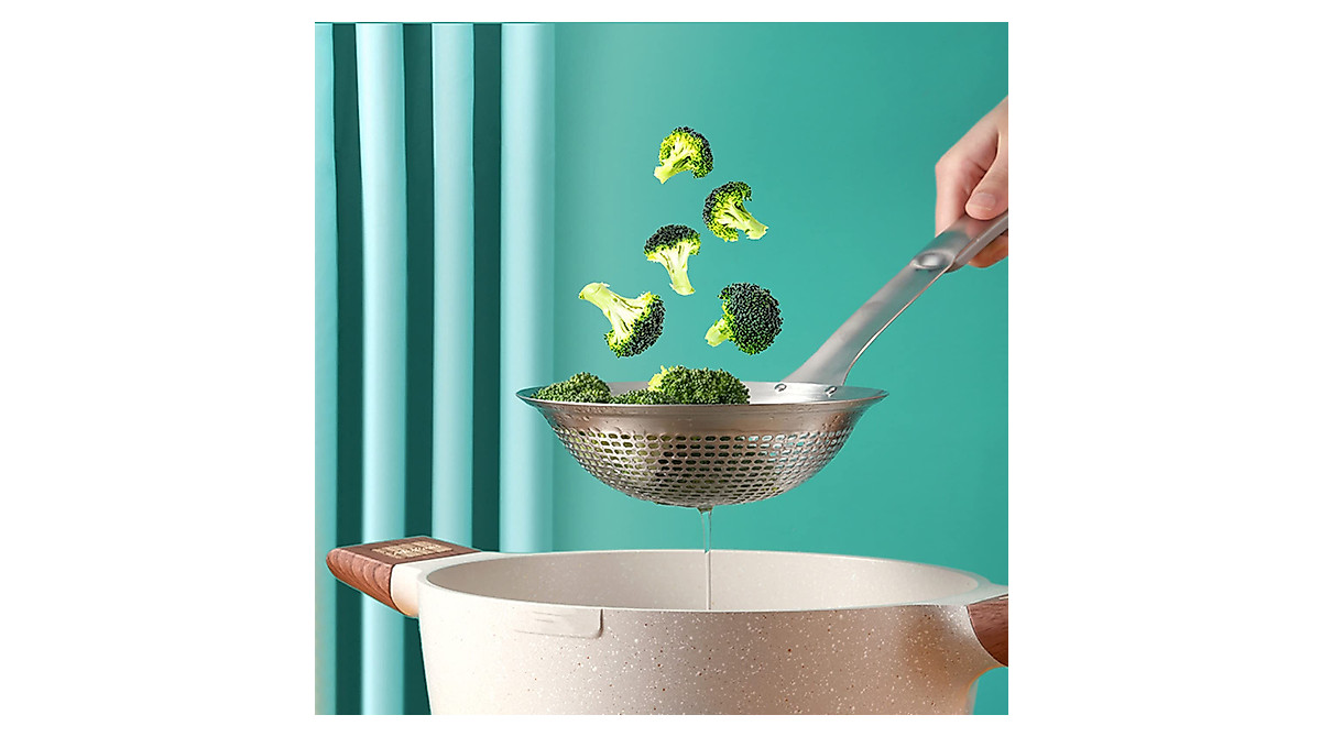 Skimmer Ladle Skimmer Spoon 304 Stainless Steel Skimmer 14.5 ln for ...