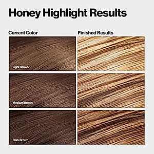 Revlon Permanent Hair Color, Permanent Hair Dye, Color Effects Highlighting Kit, Ammonia Free & Paraben Free, 30 Honey, 8 Oz, (Pack of 1)