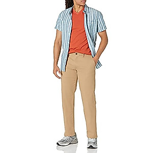 Amazon Essentials Mens Straight-Fit Casual Stretch Chino Pants, Mushroom Brown, 31W x 29L