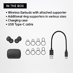 Sony LinkBuds Truly Wireless Earbud Headphones with an Open-Ring Design for Ambient Sounds and Alexa Built-in, Bluetooth Ear Buds Compatible with iPhone and Android, Gray