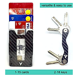 YANYS Sale Minimalist Wallet and Card Holder | Smart Key Organizer | Gift for Men and Women