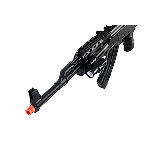 300 FPS Airsoft Tactical AK-47 Spring Rifle with 1000 Rounds BBS - Includes High Capacity 300 Round Magazine