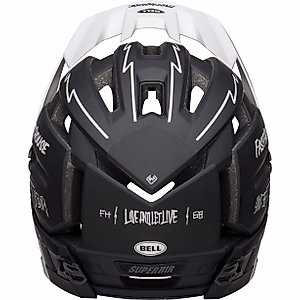 BELL Super Air R MIPS Adult Mountain Bike Helmet - Fasthouse Matte Black/White (2023), Small (52-56 cm)