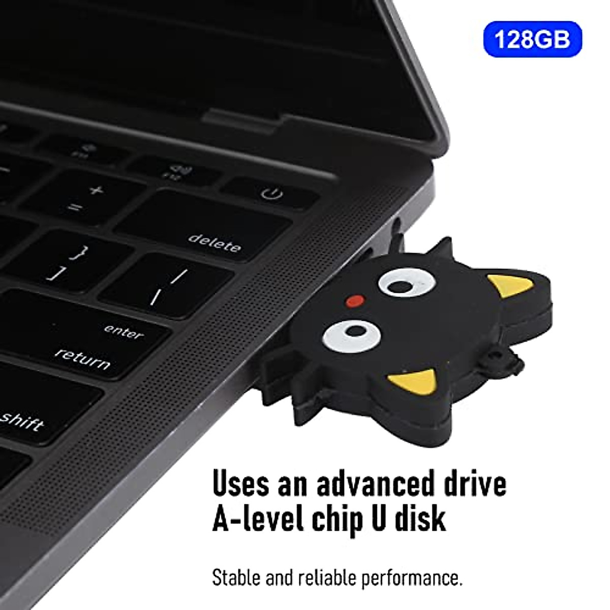 USB Flash Drive, Reliability Cat Shape Cute Laptop Flash Drive Practical Cartoon Design for Data Storage Transmission(#4)