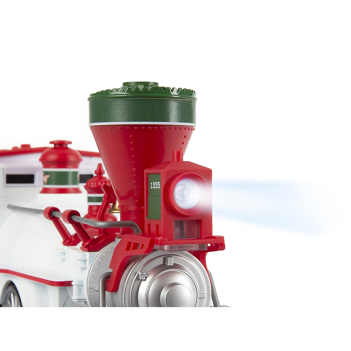 Lionel Battery-Operated Winter Wonderland Express Toy Train Set with Locomotive, Train Cars, Track & Remote with Authentic Train Sounds, Steam & Lights for Kids 4+