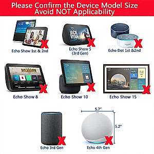 Echo 15W Power Cord Replacement for Alexa Echo Dot 3rd/4th/5th Generation, Echo Show 5 (1st 2nd Gen), Echo Pop, Echo Spot, Fite TV Cube Power Adapter Charger Charging Cable 6.6ft