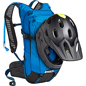 CamelBak M.U.L.E. Pro 14 Bike Hydration Backpack 100oz - Body Mapping Technology, Ibiza Blue/Orange