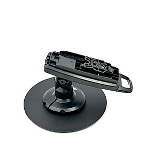 Discount Credit Card Supply Ingenico Lane/3000/7000/8000 3" Latch and Key Lock Compact Pole Mount Terminal Stand with Round Freestanding Mobility Base Plate