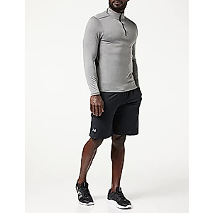 Under Armour Men's Training Stretch Shorts, Black (001)/Black, Small Tall