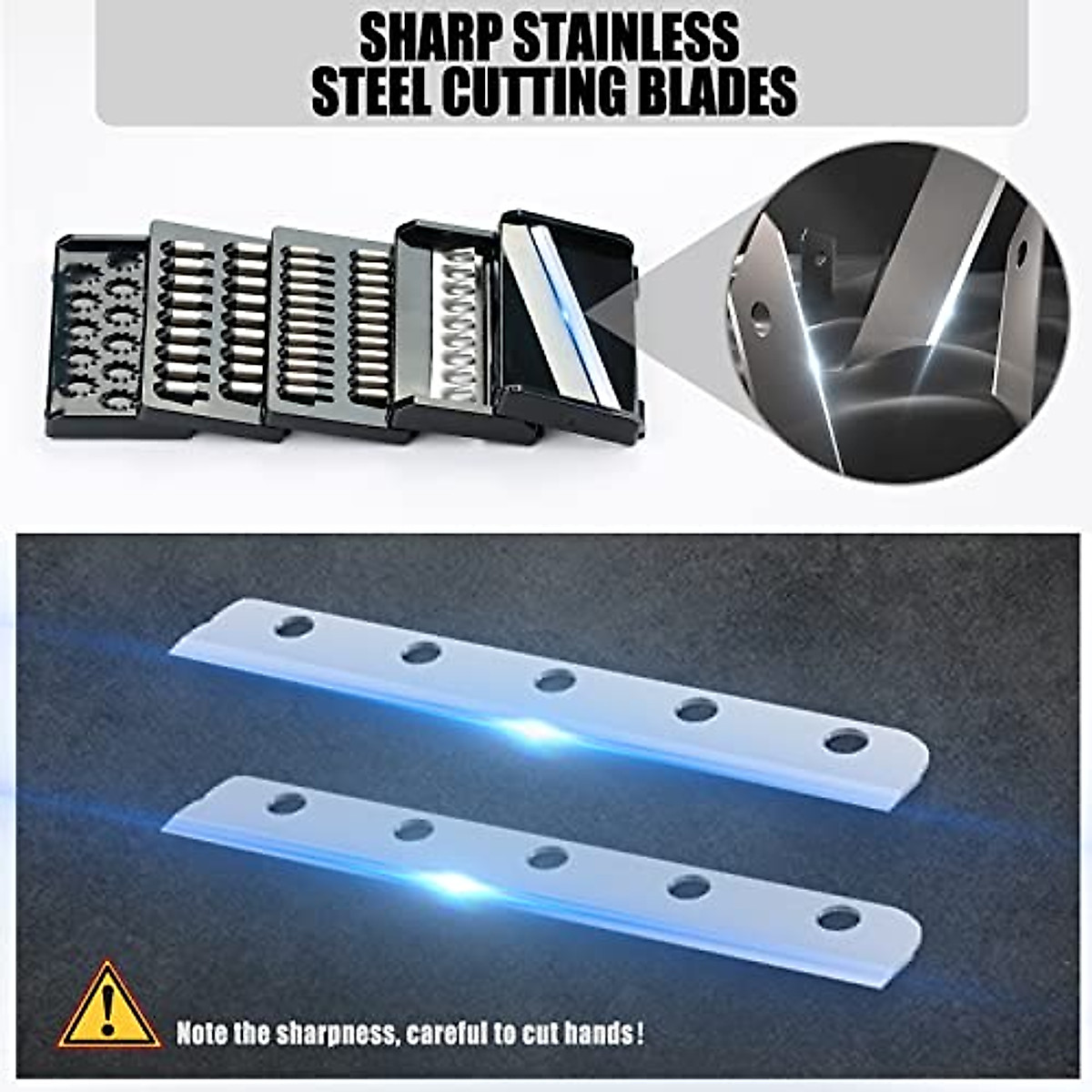 EOIBIS Vegetable Chopper, Pro Onion Chopper, 13-in-1 Mandoline Slicer professional food Chopper multifunctional Vegetable Chopper and Slicer, Dicing Machine, Kitchen Gadgets Sets with Container(Black)