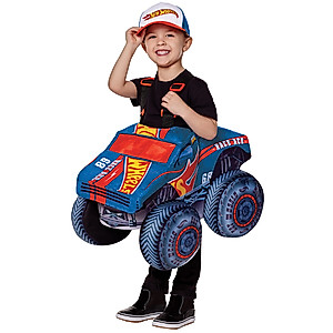 Spirit Halloween Hot Wheels Toddler Ride-Along Costume | Officially Licensed | Car Cosplay | Cute Toddler Costume