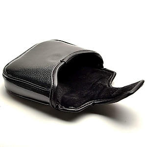 PLUSKER Skull Square Golf Heel Shafted Mallet Putter Cover Magnetic Closure Synthetic Leather Black Golf Club Putters Headcover