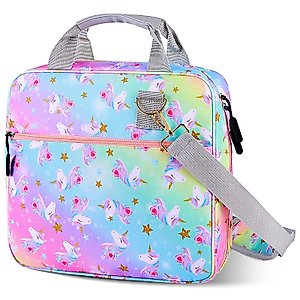 Zipper Binder with Shoulder Strap, 2 Inch 3 Ring Binder with Zipper, Binder Organizer for Middle School Case it Binder with Multiple Pockets, Handle and Shoulder Strap Included, 500 Sheet Capacity