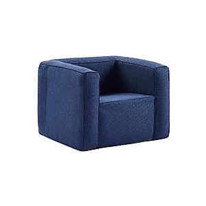 RELXTIME Inflatable Chair Air Couch Outdoor Indoor Sofa,Blow Up Couches for Camping,Patio,Backyards,Livingroom with Air Pump (Blue)