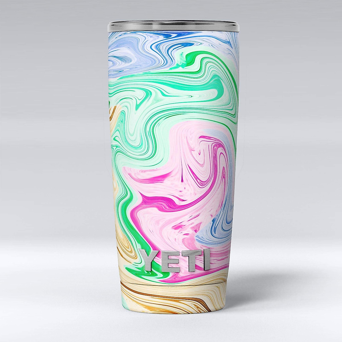 Design Skinz Mixed ColorOil - Skin Decal Vinyl Wrap Kit Compatible with The Yeti Rambler Cooler Tumbler Cups