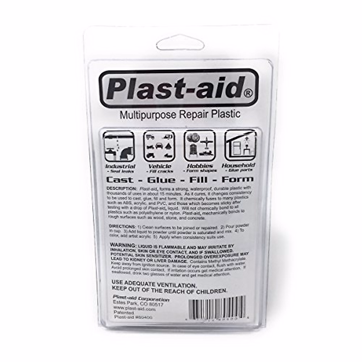 Plast-aid Multipurpose Repair Plastic - 6 oz Kit