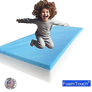 FoamTouch 2" Height x 28" Width x 75" Length Camper/RV bunk Mattress with Gel Memory Foam -No Cover