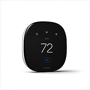 ecobee Smart Thermostat Enhanced - Programmable Wifi Thermostat - Works with Siri, Alexa, Google Assistant - Energy Star Certified - Smart Home