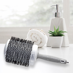 Olivia Garden Ceramic + Ion Round Thermal Hair Brush, 4.25" (Not Electrical)