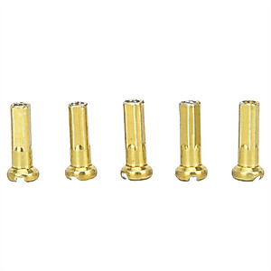 TRENDYBOY 72 Pack Multicolor Alloy Bicycle Wheel Spoke Nipples Mountain Bike Bicycle Spoke Spoke Nipples for Bicycle Wheels (Color : Gold)