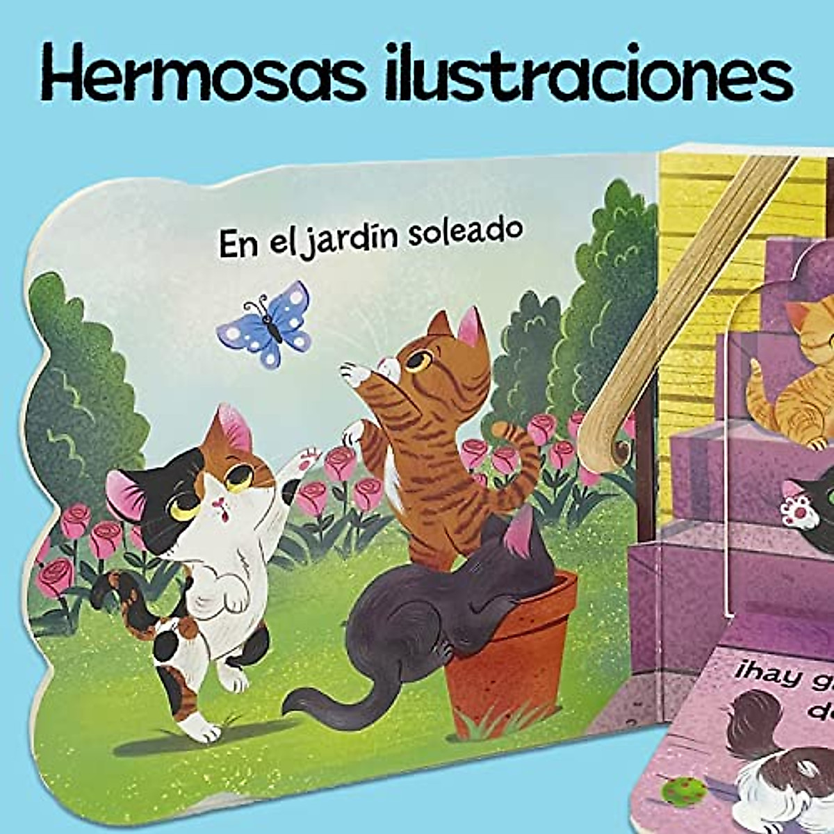 Babies Love Gatitos / Kittens Spanish Language: A Lift-a-Flap Board Book for Babies and Toddlers (en español) (Spanish Edition)