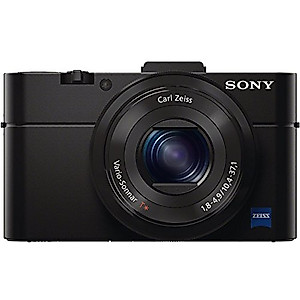 Sony RX100 II 20.2 MP Premium Compact Digital Camera w/ 1-inch Sensor, MI (Multi-Interface) Shoe and tilt LCD Screen (DSCRX100M2/B)