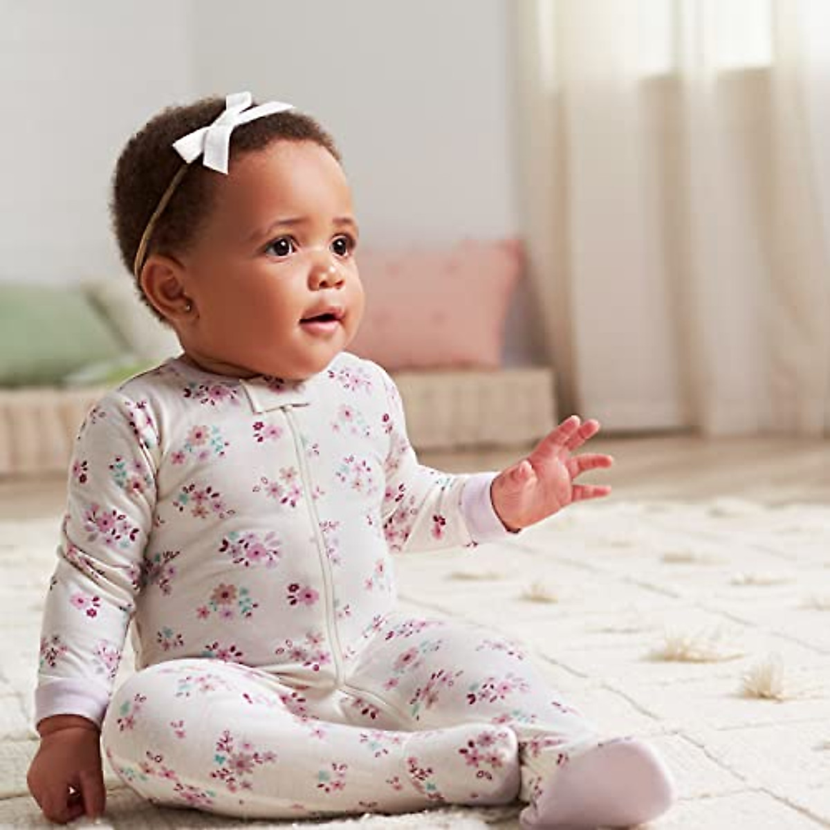 Gerber Baby Girls 2-Pack Sleep 'N Play Lavender 3-6 Months